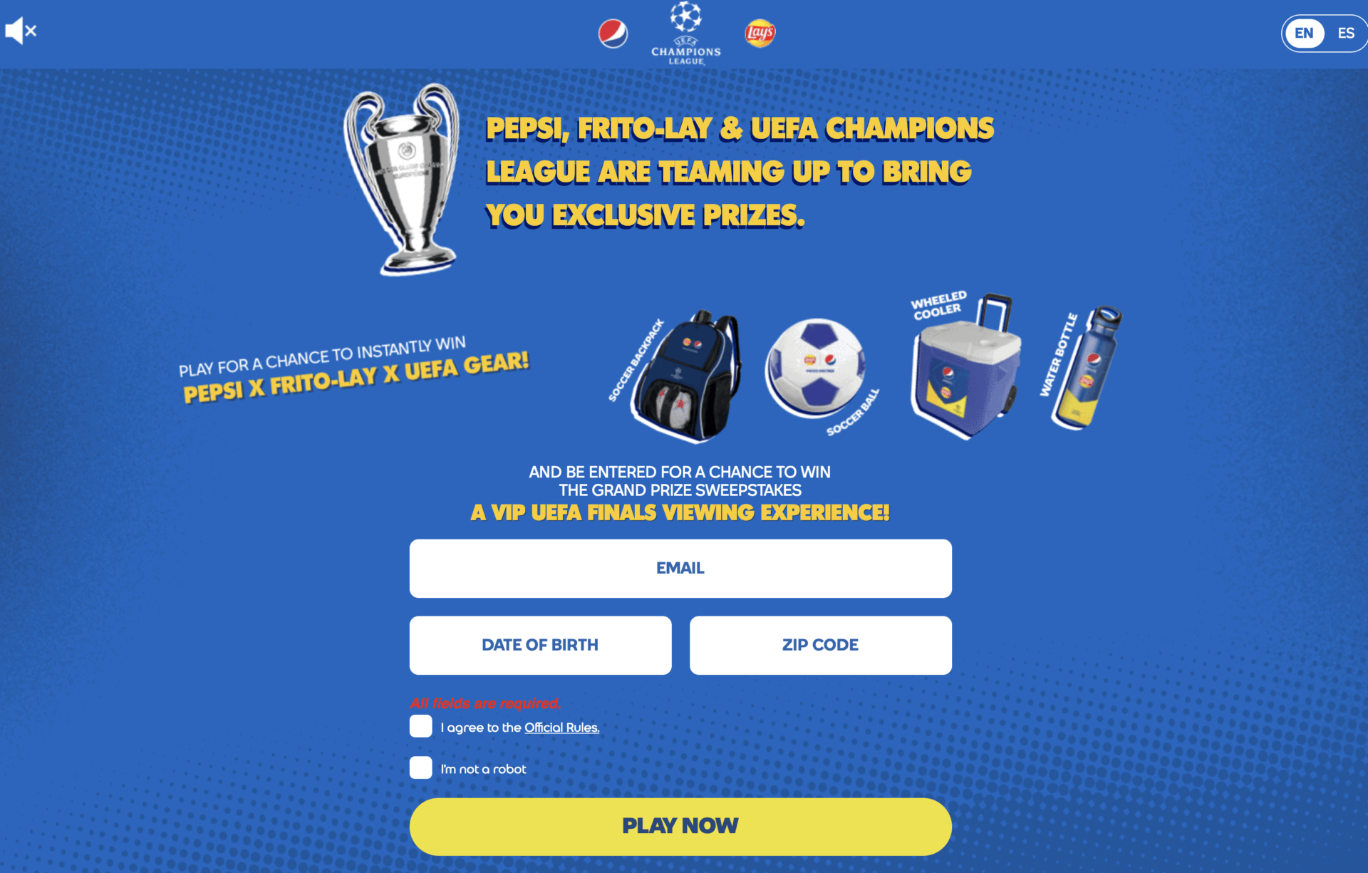 Pepsi + Lays Instant Win Promotion in the Southern Made Portfolio of Work