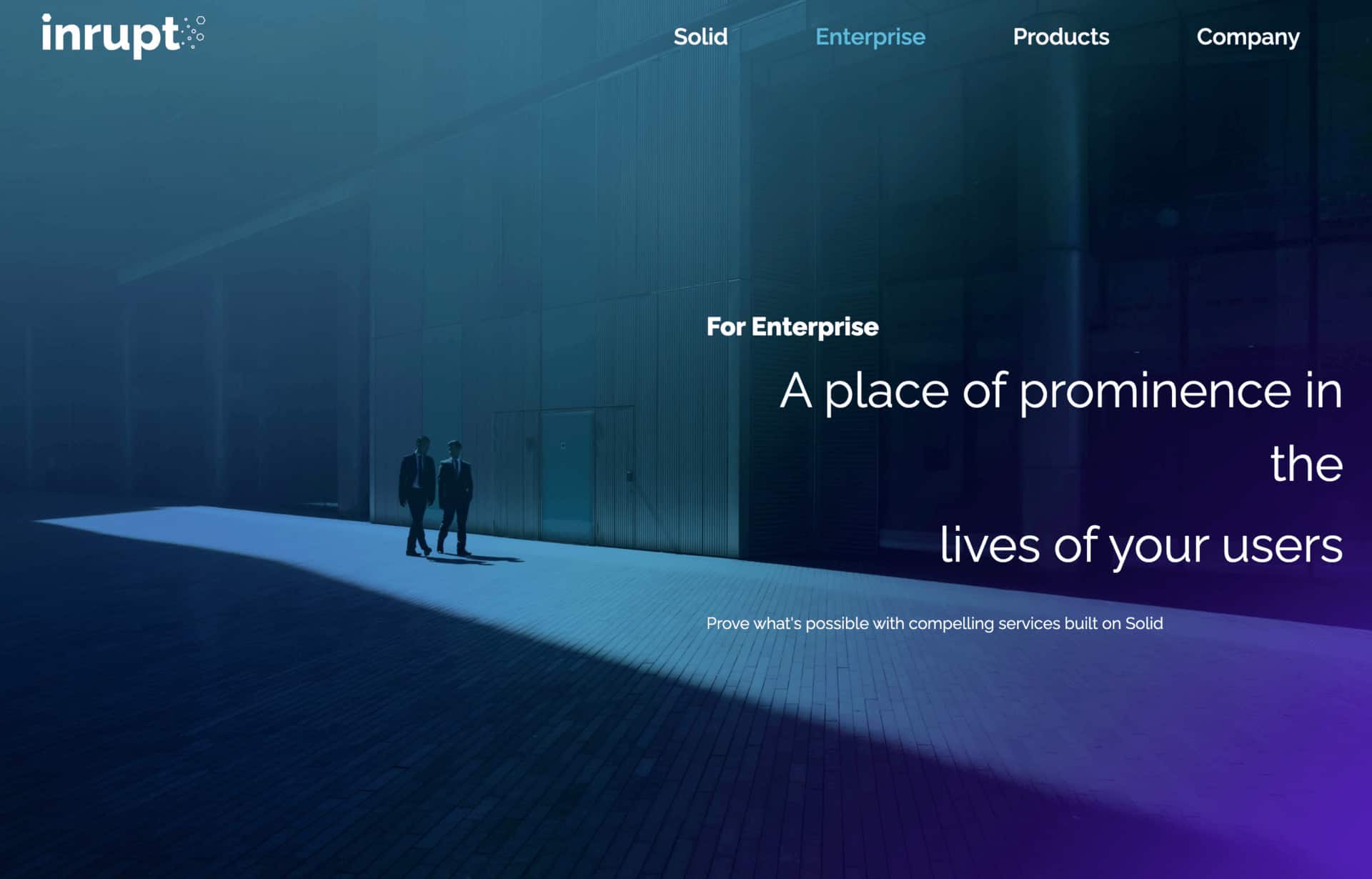 Inrupt: Website in the Southern Made Portfolio of Work