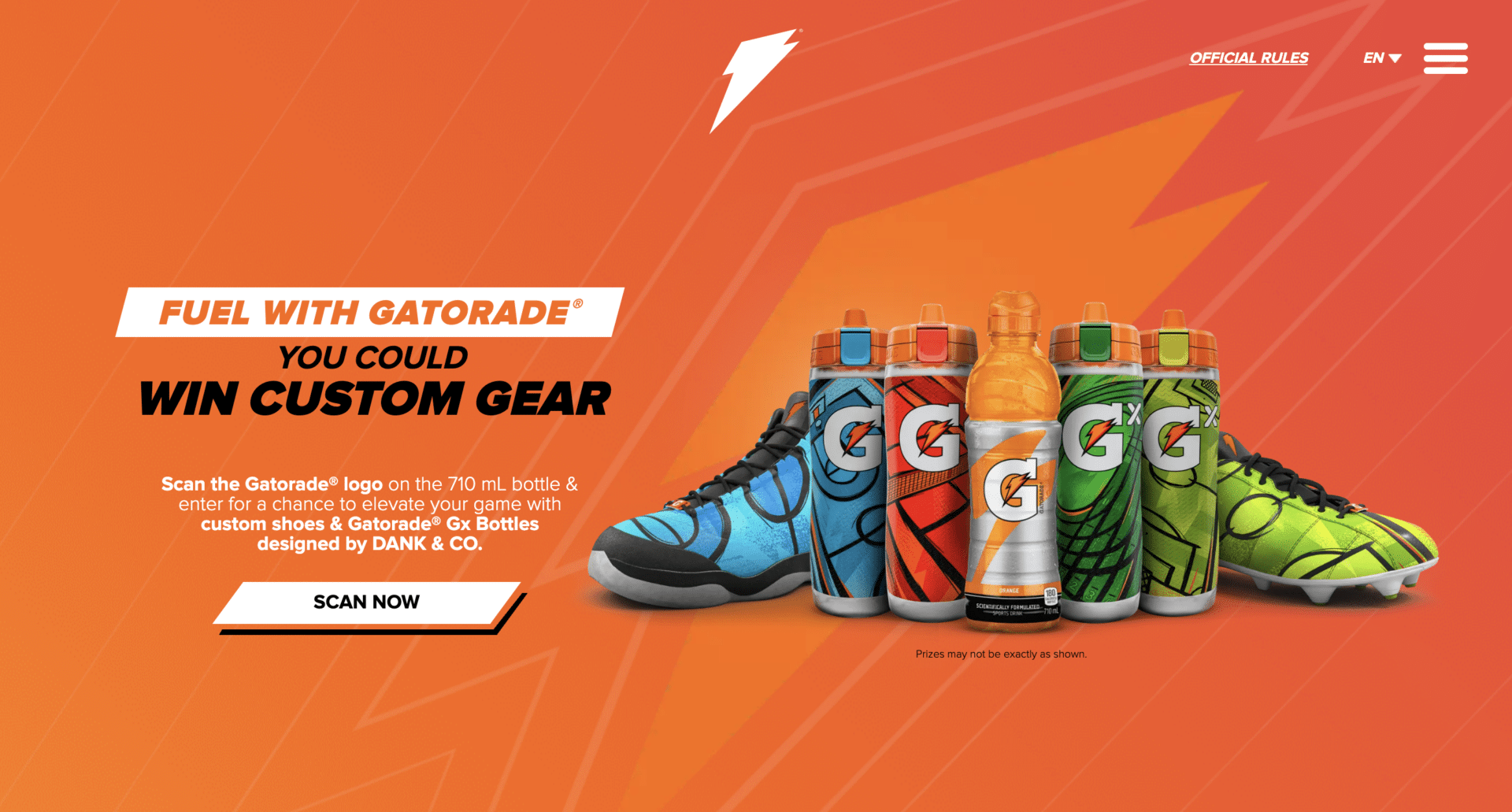 Gatorade Gear Canada Sweepstakes in the Southern Made Portfolio of Work