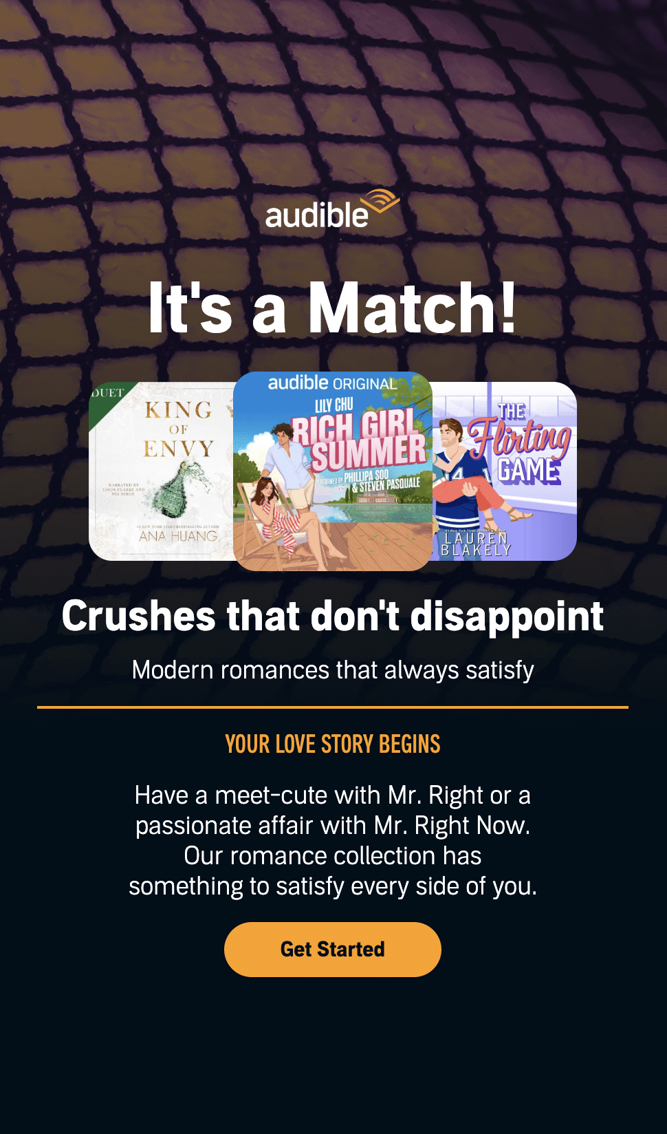 Audible Love Match in the Southern Made Portfolio of Work